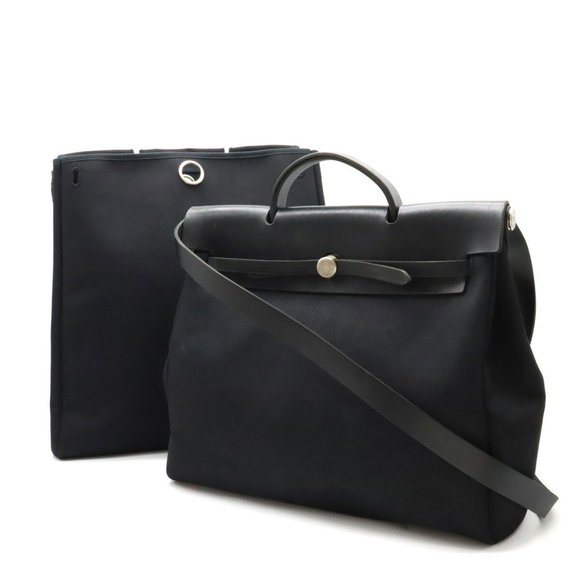 Hermes | Bags | Hermes Ale Bag Mm Handbag Shoulder Toile Officier Calf ...